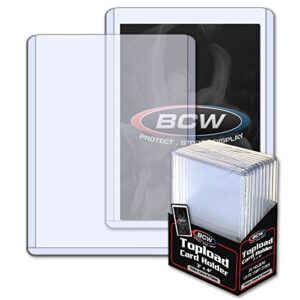 new bcw thick topload holder - 138 pt.