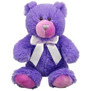 anico 8" colorful cutie bear, purple