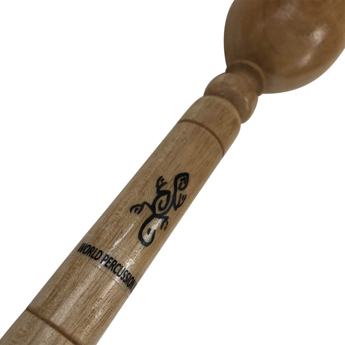 Wood Double Maraca Pair - Natural Finish, Handheld Percussion Instruments for Poly-Rhythm - Wooden Egg Shakers Musical Instrument by World Percussion USA