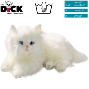 Cat, Persian White, 12 inches, 30cm, Plush Toy, Soft Toy, Stuffed Animal 3199