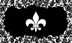 toland home garden 800015 fleur de lis lily door mat 18x30 inch french outdoor doormat for entryway indoor entrance