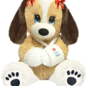 First & Main 13" Melancholy Melanie Puppy Dog, Multicolor