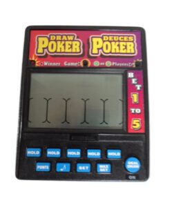 draw poker deuces poker electronic handheld game (1-2 players)