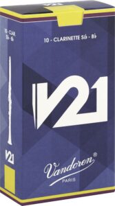 vandoren cr8035 bb clarinet v21 reeds strength 3.5; box of 10