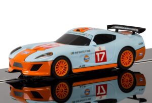 scalextric team gt lightning - team gt gulf 1:32 slot race car c3840