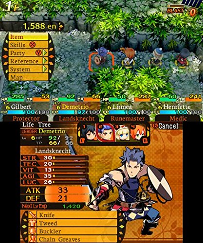 Etrian Mystery Dungeon - Nintendo 3DS