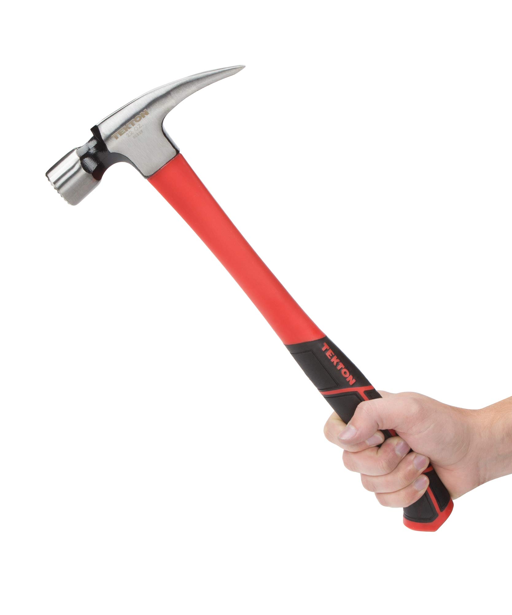 TEKTON 22 oz. Jacketed Fiberglass Magnetic Head Framing Hammer | 30325