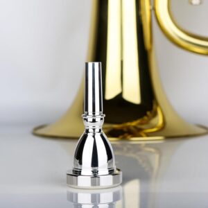 glory standard tuba mouthpiece silver plated 22