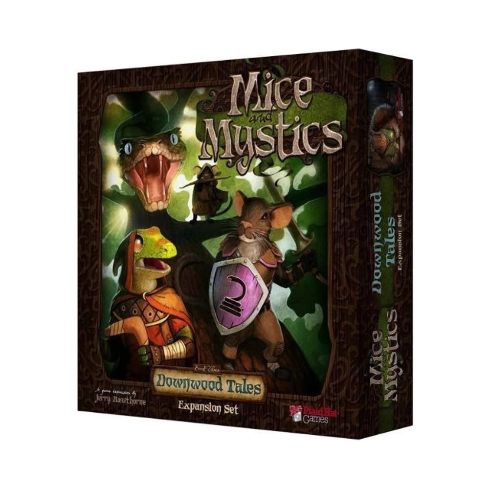 Mice & Mystics Downwood Tales Board Game EXPANSION - Embark on a Whimsical Adventure! Cooperative Strategy Game for Kids & Adults, Ages 7+, 1-4 Players, 75 Min Playtime, Made by Plaid Hat Games