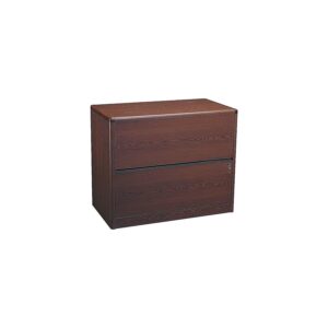 HON 10762NN 10700 Series Two Drawer Lateral File, 36w x 20d x 29 1/2h, Mahogany