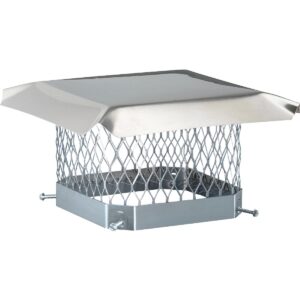 hy-c #scss99 9x9 stainless steel shelter chim cap