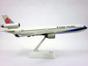 china airlines md-11 airplane miniature model plastic snap-fit 1:200 part# amd-01100h-023