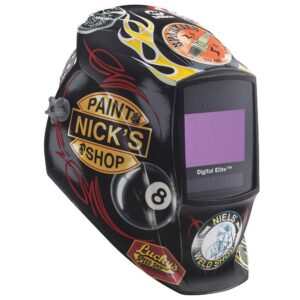 miller welding helmet - hot rod garage digital elite lens 269946