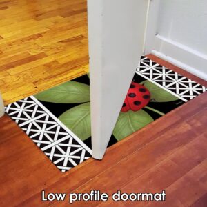 Toland Home Garden 800054 Ladybug Summer Door Mat 18x30 Inch Outdoor Doormat for Entryway Indoor Entrance