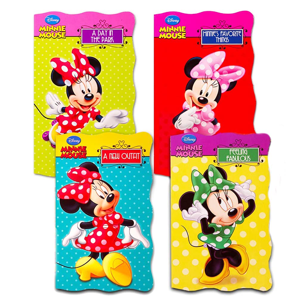 Disney Minnie Mouse"My First Books" (Set of 4 Shaped Board Books)