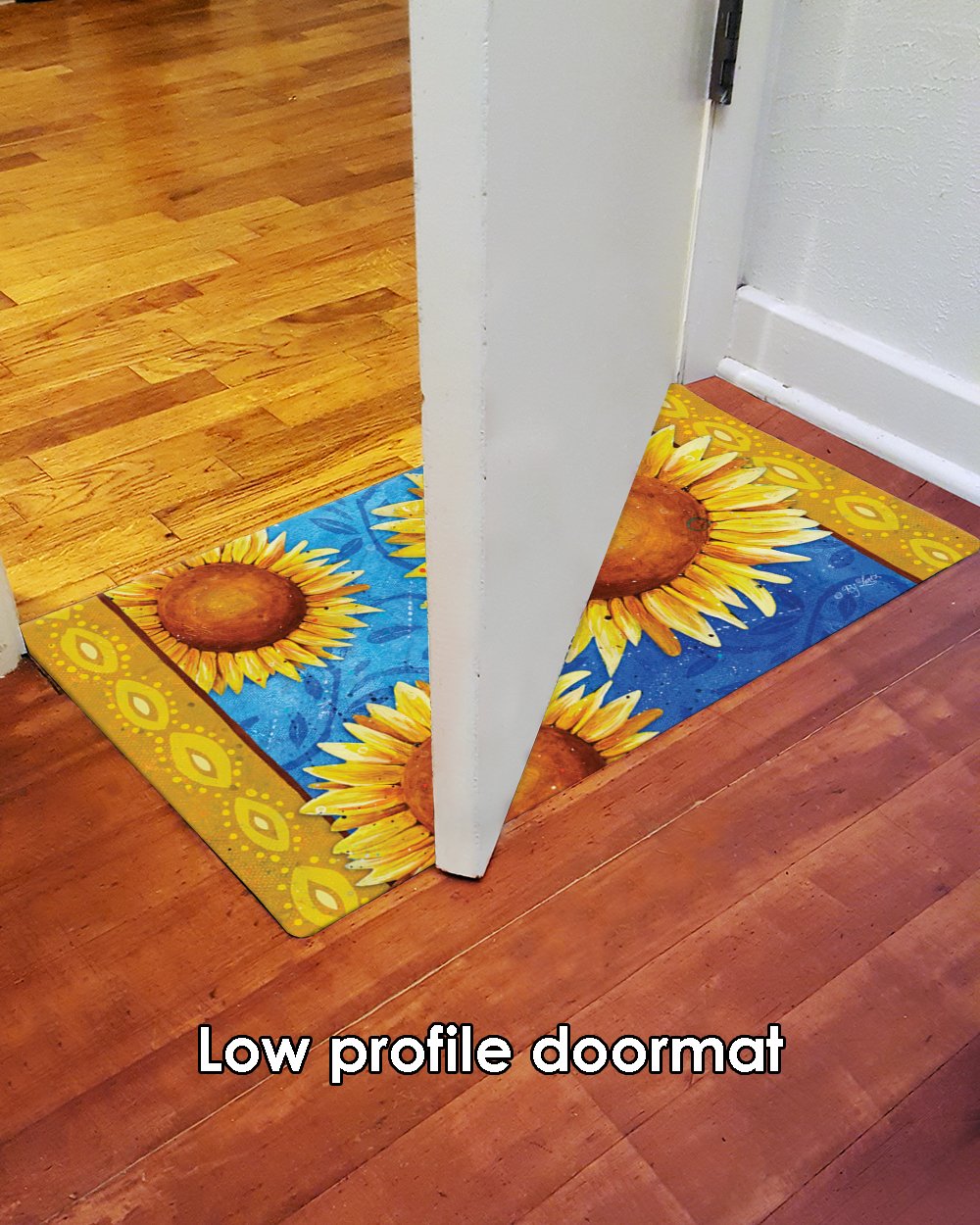 Toland Home Garden 800017 Sweet Sunflowers Summer Door Mat 18x30 Inch Flower Outdoor Doormat for Entryway Indoor Entrance