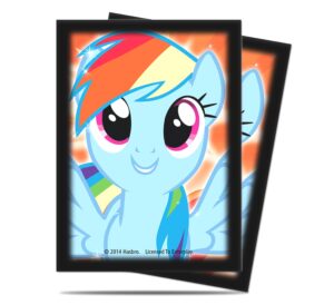 ultra pro my little pony: rainbow dash deck protector sleeves (65 ct.)