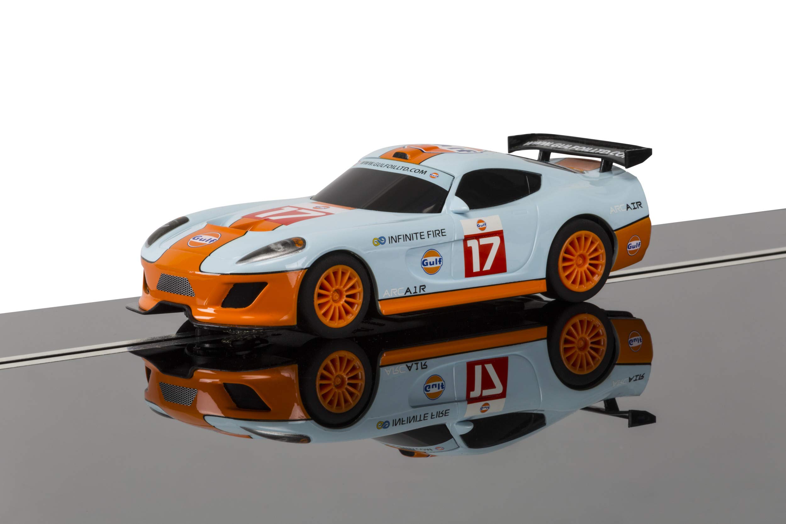 Scalextric Team GT Lightning - Team GT Gulf 1:32 Slot Race Car C3840