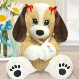 First & Main 13" Melancholy Melanie Puppy Dog, Multicolor