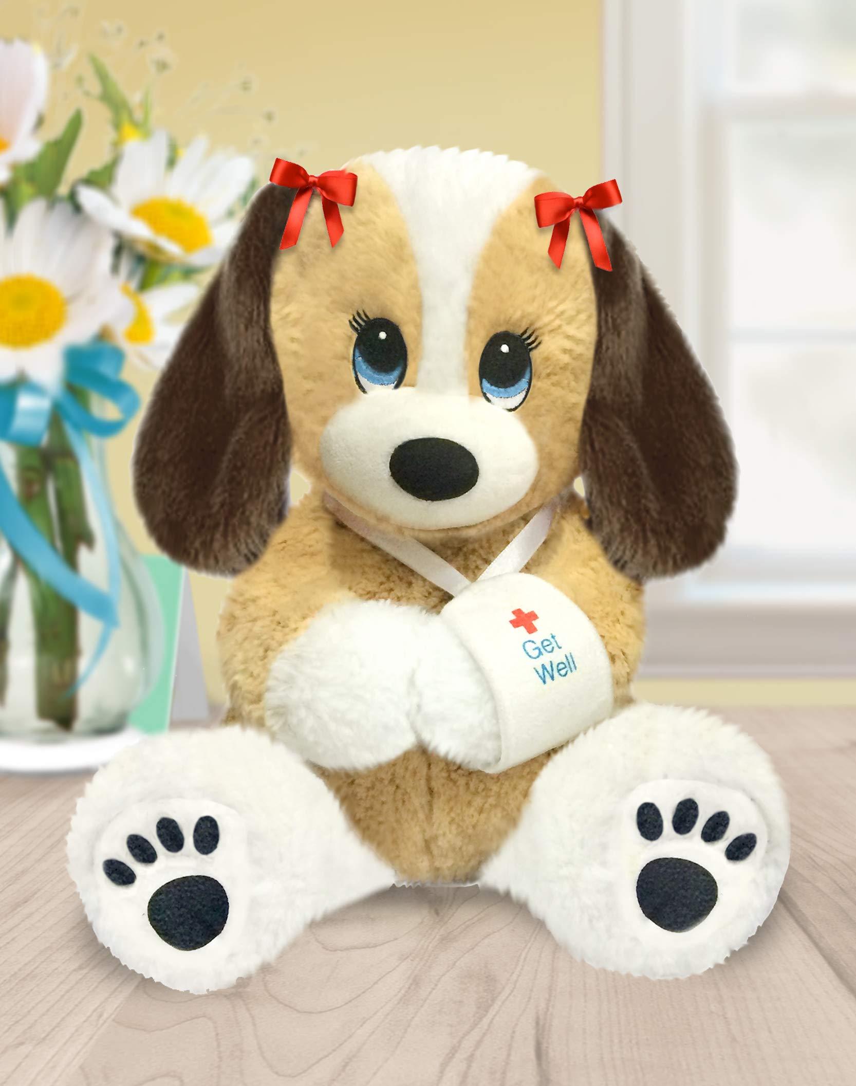 First & Main 13" Melancholy Melanie Puppy Dog, Multicolor