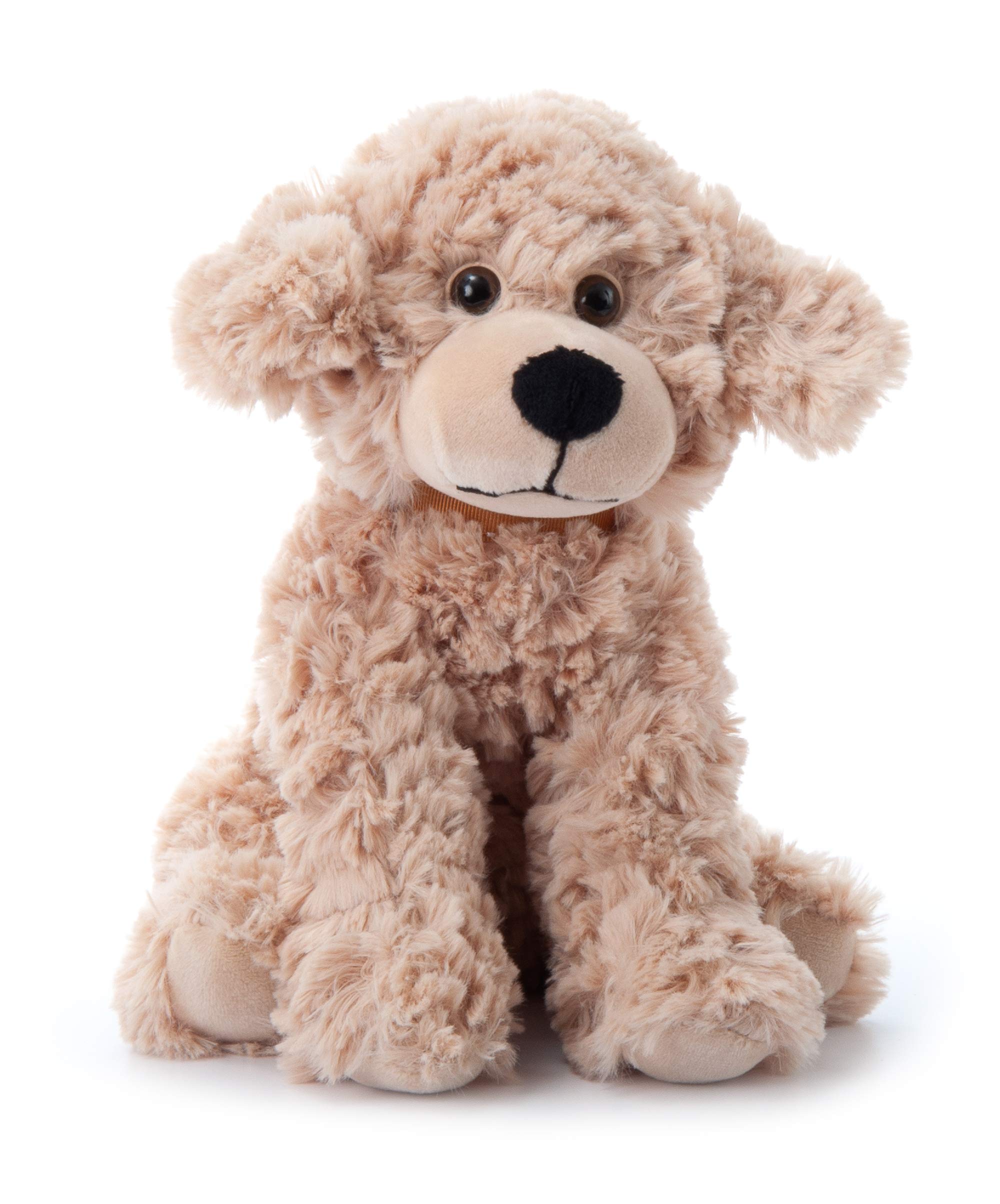 The Petting Zoo Scruffy Dog Stuffed Animal, Gifts for Kids, Caramel Brown Zoologee Dog Plush Toy 10 Inches