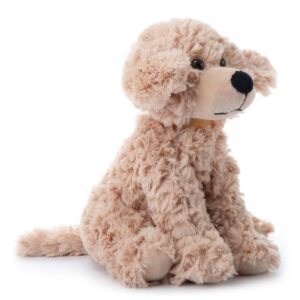 The Petting Zoo Scruffy Dog Stuffed Animal, Gifts for Kids, Caramel Brown Zoologee Dog Plush Toy 10 Inches