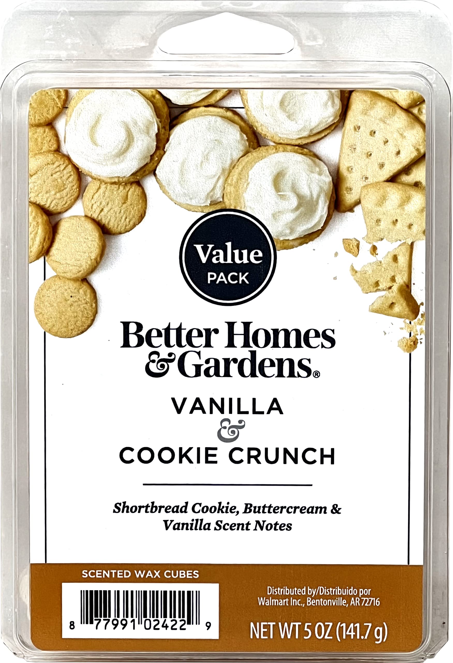 Better Homes and Gardens Value Wax Cubes, Vanilla Cookie Crunch