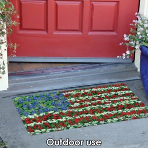 Toland Home Garden 800051 Field of Glory Summer Door Mat 18x30 Inch 4th of July Outdoor Doormat for Entryway Indoor Entrance