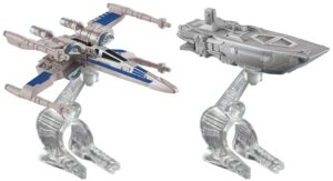 hot wheels star wars: the force awakens first order transporter vs. x-wing fighter starship 2-pack