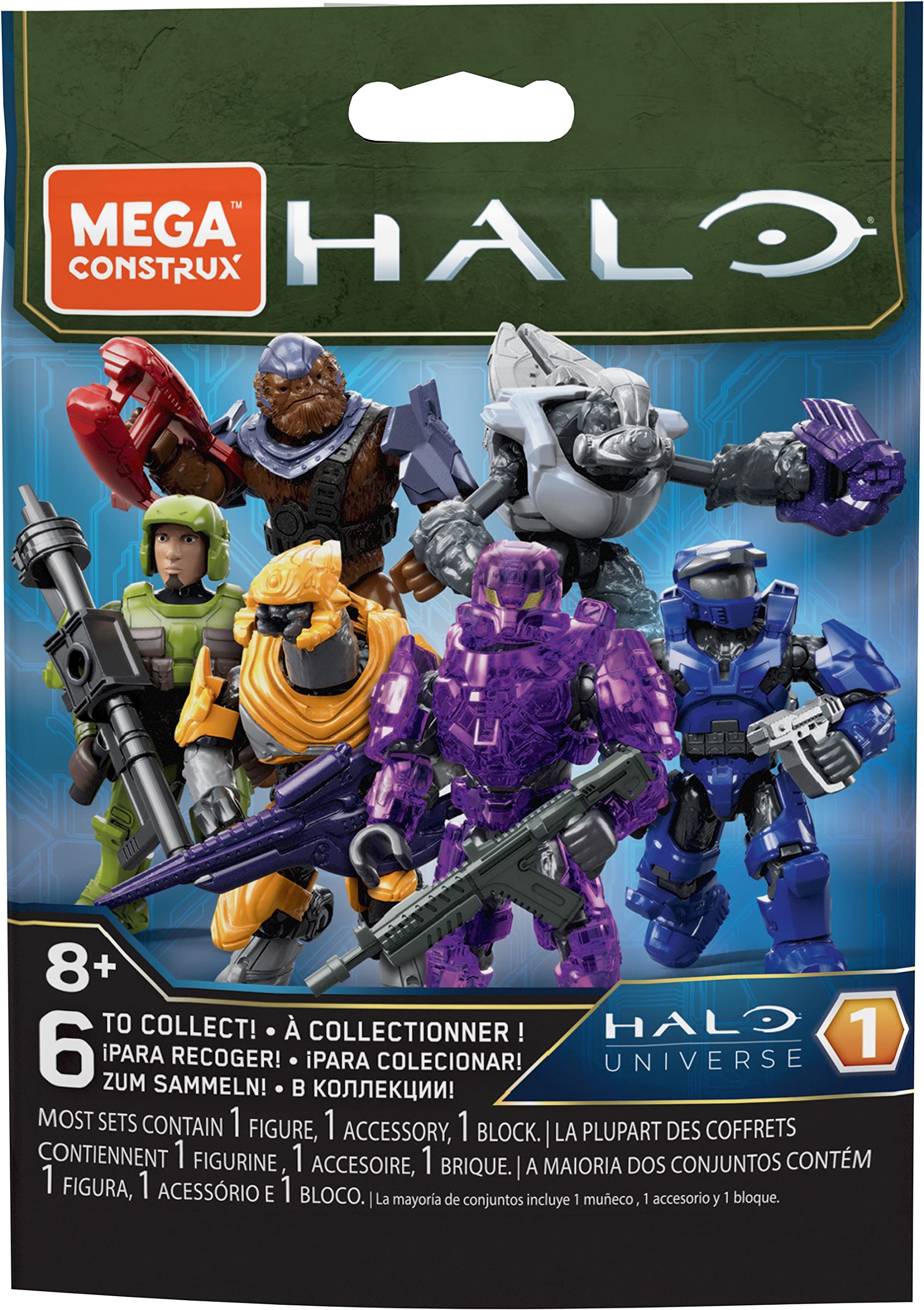 MegaConstrux Halo Micro Action Figures