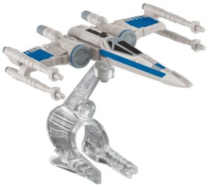 hot wheels star wars starship episode 7 hero starfighter (closed wing blue) vehicle