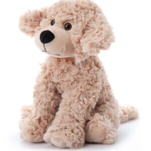 The Petting Zoo Scruffy Dog Stuffed Animal, Gifts for Kids, Caramel Brown Zoologee Dog Plush Toy 10 Inches