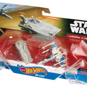 Hot Wheels Star Wars: The Force Awakens First Order Transporter vs. X-Wing Fighter Starship 2-Pack