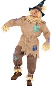 adult scarecrow costume kit - standard size, multicolor - 1 set