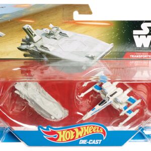 Hot Wheels Star Wars: The Force Awakens First Order Transporter vs. X-Wing Fighter Starship 2-Pack