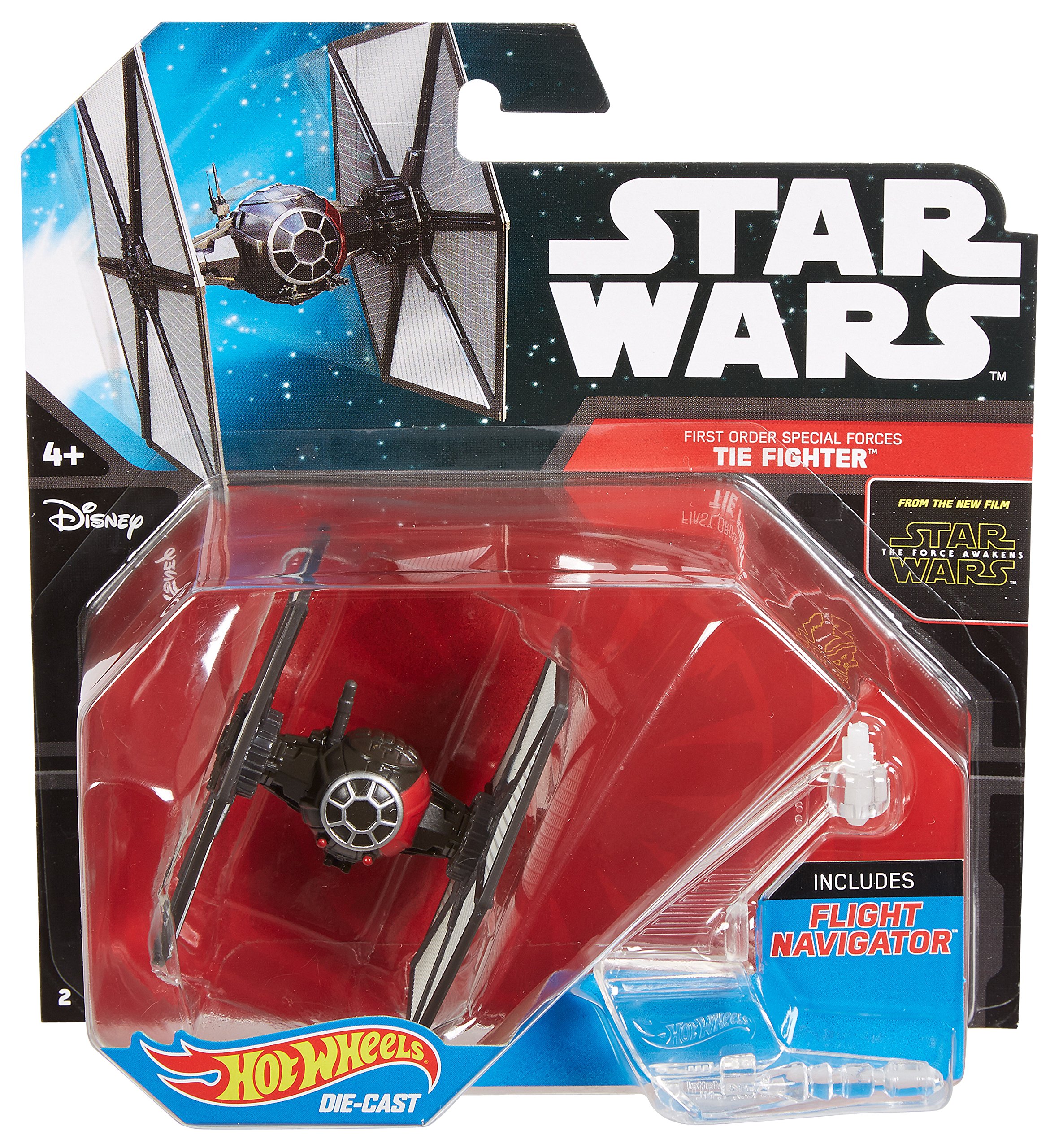 Hot Wheels Star Wars Starship First Order Special Forces TIE Fighter Vehicle