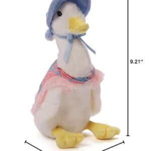 GUND Beatrix Potter Jemima Puddle Duck Plush, Stuffed Animal for Ages 1 and Up, White/Pink, 7.5”