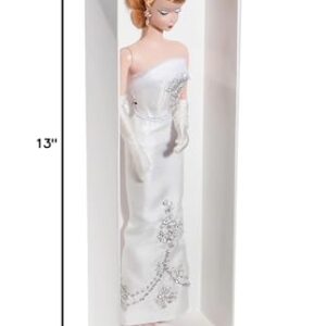 Collecting Warehouse Redoll Clear Folding Display Box with White Liners and White Elastic for 11-12 inch Dolls or Action Figures, 4" W x 2.25" D x 13" H, Pack of 6