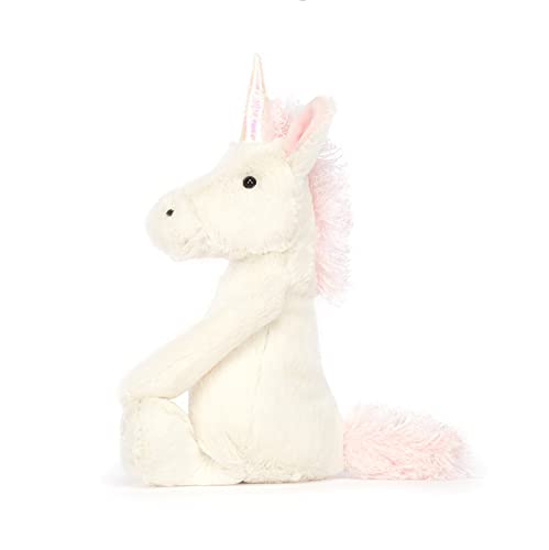 Jellycat Bashful Unicorn Stuffed Animal Plush, Medium, 12 inches