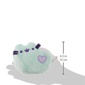 GUND Pusheen Heart Pastel Cat Plush Stuffed Animal, Green, 6"