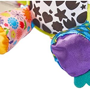 Lamaze Clip On Car Seat and Stroller Toy - Flip Flap Dragon - Crinkle Car Seat Toys and Stroller Toys - Sensory Toys for Babies - Travel Toys for Car - Infant Toys Ages 0 Months and Up