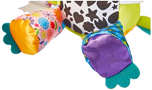 Lamaze Clip On Car Seat and Stroller Toy - Flip Flap Dragon - Crinkle Car Seat Toys and Stroller Toys - Sensory Toys for Babies - Travel Toys for Car - Infant Toys Ages 0 Months and Up