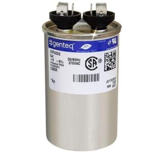 TRANE CPT01392 / CPT01392 • 5 uF MFD x 370 VAC Genteq Replacement Capacitor Round # C305R / 97F9202