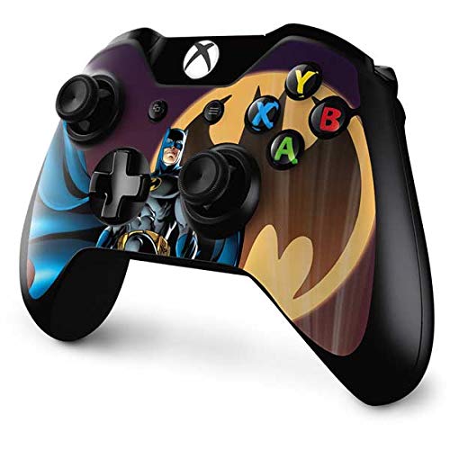 Skinit Decal Gaming Skin Compatible with Xbox One Controller - Officially Licensed Warner Bros Batman in The Sky Design