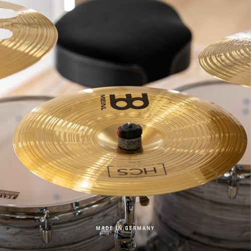 Meinl Cymbals HCS Ultimate Cymbal Set Box Pack for Drums with Hihats, Ride, China, Splash, Bell and Free 16” Trash Crash — Made in Germany — Durable Brass, 2-Year Warranty SCS1