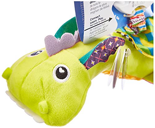 Lamaze Clip On Car Seat and Stroller Toy - Flip Flap Dragon - Crinkle Car Seat Toys and Stroller Toys - Sensory Toys for Babies - Travel Toys for Car - Infant Toys Ages 0 Months and Up