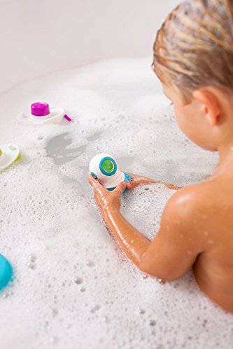 Boon MARCO Light-up Toddler Sensory Bath Tub Water Toy for Kids Aged 3 Years and Up, Blue