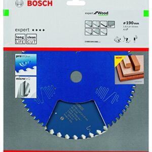 Bosch 2608644048 EXWOH 7.48" x 30mm 40T Circular saw blade Top Precision