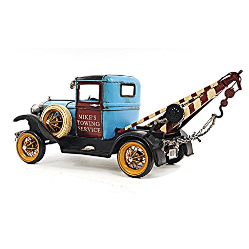 Old Modern Handicrafts 1931 Ford Model A Tow Truck - 1:12 Scale Model Truck - an Elegant Decor Piece for Any Space - 16.8L x 6.0W x 6.0H Inches