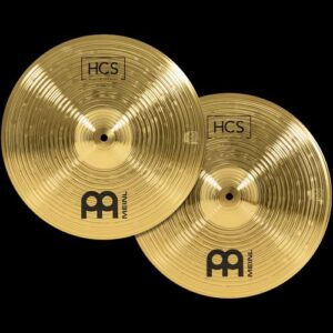 Meinl Cymbals HCS Ultimate Cymbal Set Box Pack for Drums with Hihats, Ride, China, Splash, Bell and Free 16” Trash Crash — Made in Germany — Durable Brass, 2-Year Warranty SCS1